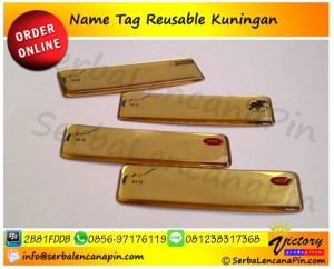 Name Tag Reusable / Nama Dada Selongsong / Nama Dada Slup 0812-3831 ...